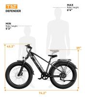 China New 26 Inch Electric Bike with 48v Rear Hub Brushless Motor Fat Tire Lithium Battery Fat Big Tire Ebike for sale