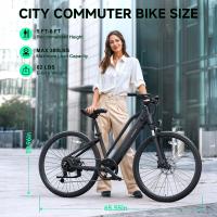China OEM Wholesale C622 Classic 26 Inch Women's Electric City E-Bike 36V Sensor 7 Speed Electronic Road Bike for sale