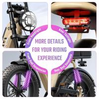 China R7 Electric Multi-Purpose E-Bike Brushless Steel Frame Dual Suspension Disc Brake Rear Hub Motor 15AH Electric Utility Bike for sale