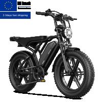 China EU Stock 250w 500w 750w 1000W Electric Fat Tire Bike with E Bike Battery for sale