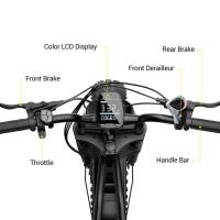 China EU Stock 250w 500w 750w 1000W Electric Fat Tire Bike with E Bike Battery for sale