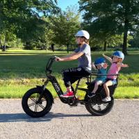 China Electric Fat Tire Bike in Eu Usa Warehouse 20 Inches K008 Fat Electric Bike Rear Rack Battery Fat Tire Ebike for sale
