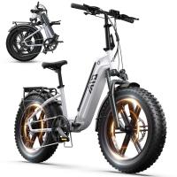 China EU Stock F008 20 Inch 48V Foldable Electric Mountain Bike Super 1200W Rear Hub Motor with 720Wh Integrated Removable Battery for sale