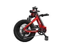 China Fatbike F008 20 Wheel Size Electric Folding Bike 1200W Steel Frame Folding Electric Bike 45km/h Folding Mini Size Hybrid E-bike for sale