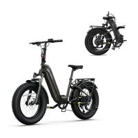 China F008 Yeestep Electric Folding Bike 48V 750W 20x4.0 Fat Tire E-bike Lockable Suspension  Urban Foldable Bicycle for sale