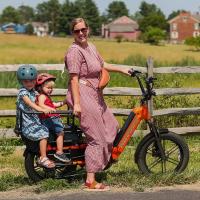 China EU Stock Hovcart 48V 15AH Cargo E Bike 20*3.0 Long Tail Cargo Bike Aluminum Frame Electric Bicycle for Urban & Family Use for sale