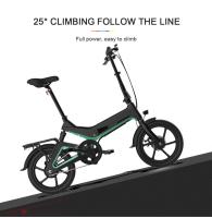 China 350W Motor 36V 7.5Ah 16 Inch Folding Electric Bike for sale