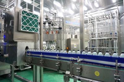 China 5 in 1 Stainless Steel Aseptic Bottle Filler 15000-36000 BPH for Aerated Juice for sale