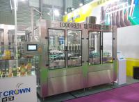 China Stainless Steel 20000bph Glass Bottle Filling Machine for Juice Beverages for sale