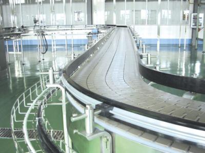 China 380V Stainless Steel Roller Conveyor Belt Assembly Line for Filling Machine for sale