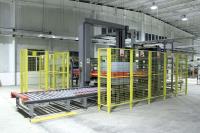 China Electric Driven Stainless Steel Automatic Palletizer Machine 380V 220V for sale
