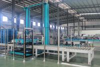 China Automatic Palletizer Machine 220v for Stacking Water Bottle Cartons and Film Packs on Pallet for sale