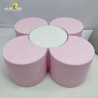 China Playground Soft Play Equipment Set Outdoor Plays Pink Blue White Indoor Bouncy for sale
