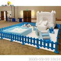 China EN71 Outdoor Inflatable Soft Play Equipment Ball Pit Soft Play Sets Kids Play Amusement Park Playground for sale
