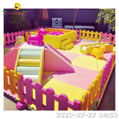 China Factory Price Soft Play Merry Go Round For Kids Soft Play Equipment Set for sale