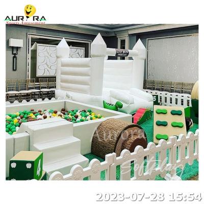 China Soft Play Sets Kids Soft Play Merry Go Round Outdoor Playground Climber Ball Pit for sale