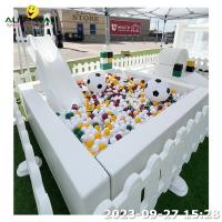 China OEM Commerical Ball Pit Inflatable Soft Play Equipment With Slide For Party Rental for sale
