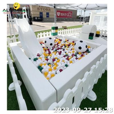 China OEM Commerical Ball Pit Inflatable Soft Play Equipment With Slide For Party Rental for sale