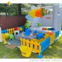 China Soft Play Equipment Daycare Center Indoor Soft Play White For Rent Bouncer House for sale