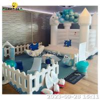 China Children Indoor Soft Play Equipment With Blue Bounce House For Party Rental for sale