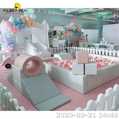 China Customized Inflatable Soft Play Equipment Set Neutral Color Kids Soft Play Set for sale