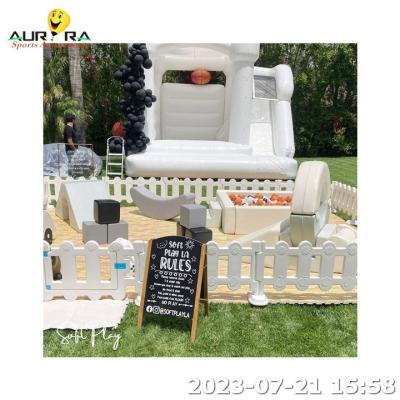 China Commercial Kids Soft Play Area Equipment Indoor Mazes Playground Build By Aurora for sale