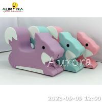 China Purple Soft Play Toddler Party Hire Rockers Animals Kids Soft Play Equipment for sale