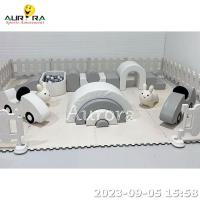 China Waterproof Kids Soft Play Equipment Set Neutral Color Soft Items Foam Blocks Non Fade for sale