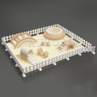 China Outdoor Playground Kids White Soft Play Equipment Soft Ball Pit Party Rental for sale