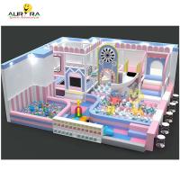 China Outdoor Indoor Children Indoor Soft Play Equipment Commercial Pink For Playground for sale