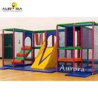 China Kids Ramp Soft Play School Frame With Climbing Set Childcare Center Outdoor for sale