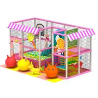 China Factory Maze Kids Pink Indoor Playground Equipment Commercial Candy Theme for sale