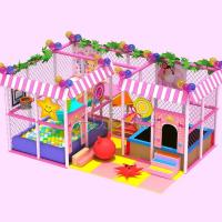 China Factory Maze Kids Pink Indoor Playground Equipment Commercial Candy Theme for sale