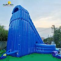 China Outdoors 50ft Kids Jumping Jungle Pvc Inflatable Water Slides for sale