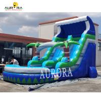 China Strong PVC Custom Inflatable Slide With Obstacle Course For Events for sale