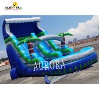 China Strong PVC Custom Inflatable Slide With Obstacle Course For Events for sale