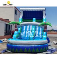 China Strong PVC Custom Inflatable Slide With Obstacle Course For Events for sale
