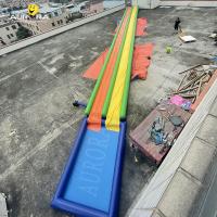 China 20m Inflatable Water Slide Commercial Inflatable Water Slip N Slide For Adults for sale