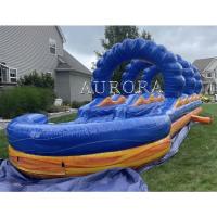 China Factory Price Inflatable Lava Slip N' Slide Water Slide Park For Kids Adults for sale