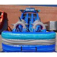 China Inflatable Water Slides PVC Customization Slide Lake For Adults With Pool for sale