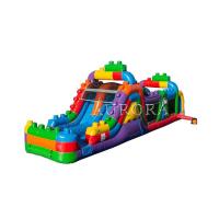 China Giant Inflatable Water Slide For Adult Popular New Building Blocks Bounce House for sale