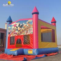 China Outdoor Commercial Inflatable Bouncer PVC Colorful Adult Kids Jumping Castle for sale