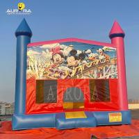 China Outdoor Commercial Inflatable Bouncer PVC Colorful Adult Kids Jumping Castle for sale