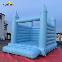 China Custom Color Inflatable Bounce House Blue Adult Wedding Jumping Castle SGS ROHS for sale