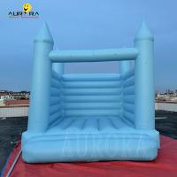 China Custom Color Inflatable Bounce House Blue Adult Wedding Jumping Castle SGS ROHS for sale