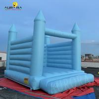 China Custom Color Inflatable Bounce House Blue Adult Wedding Jumping Castle SGS ROHS for sale