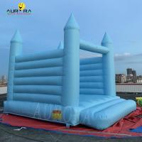 China Custom Color Inflatable Bounce House Blue Adult Wedding Jumping Castle SGS ROHS for sale