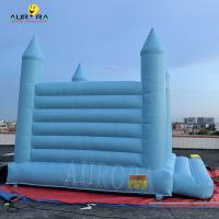 China Custom Color Inflatable Bounce House Blue Adult Wedding Jumping Castle SGS ROHS for sale