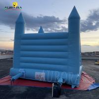 China Custom Color Inflatable Bounce House Blue Adult Wedding Jumping Castle SGS ROHS for sale
