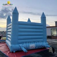 China Custom Color Inflatable Bounce House Blue Adult Wedding Jumping Castle SGS ROHS for sale